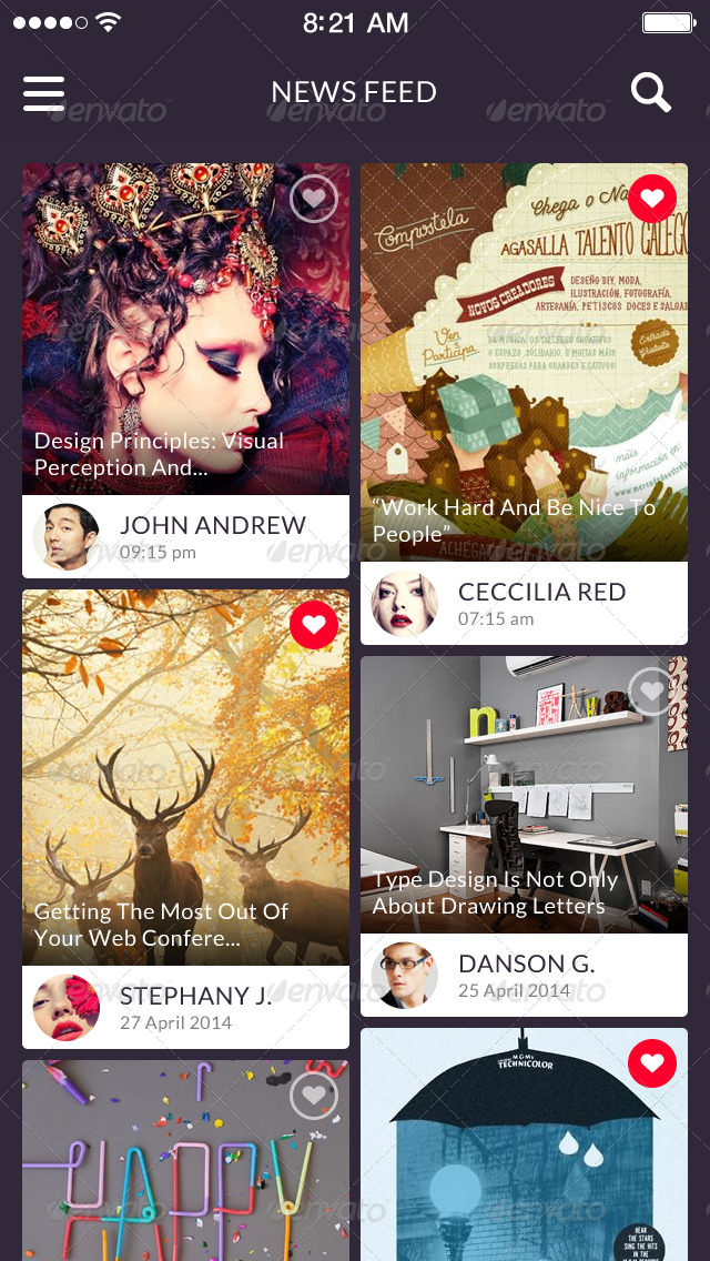 Fresh Flat Mobile UI Kit, Web Elements | GraphicRiver